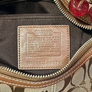 Coach | Bags | Y2k Half Moon Coach Purse W Buckle Accent And Cherry ...
